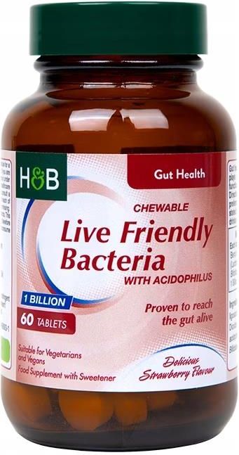 Holland & Barrett Friendly Bacteria 120Tabl - Opinie i ceny na Ceneo.pl