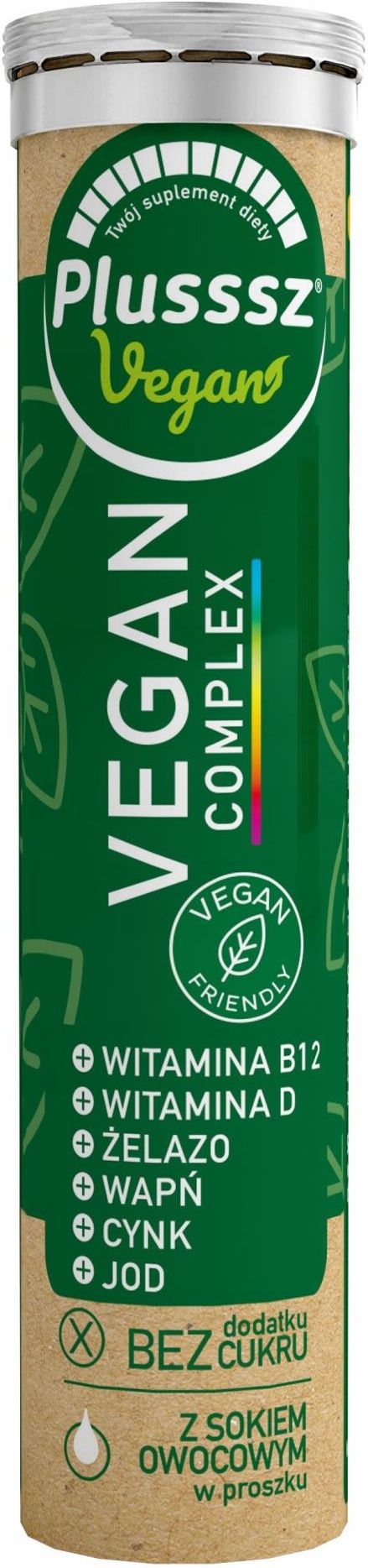 Plusssz Vegan Complex Uzupełnienie Diety 100Tabl - Opinie i ceny na ...
