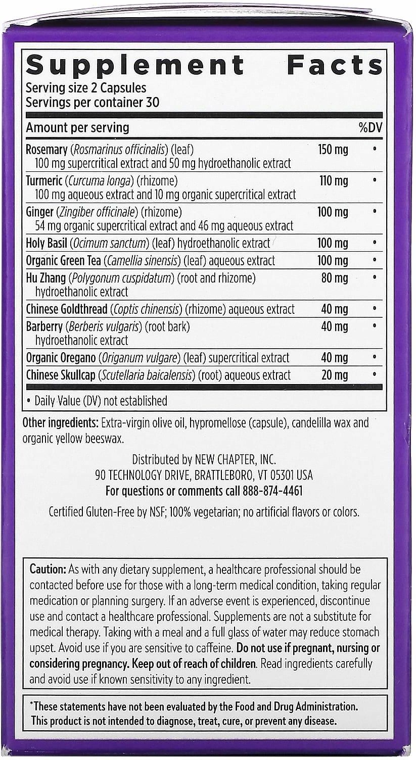 New Chapter Zyflamend 60 Kaps - Opinie i ceny na Ceneo.pl