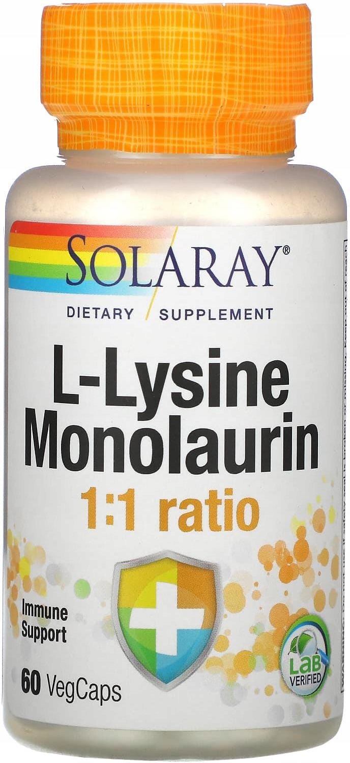 Solaray L-Lizyna 60 Kaps - Opinie i ceny na Ceneo.pl