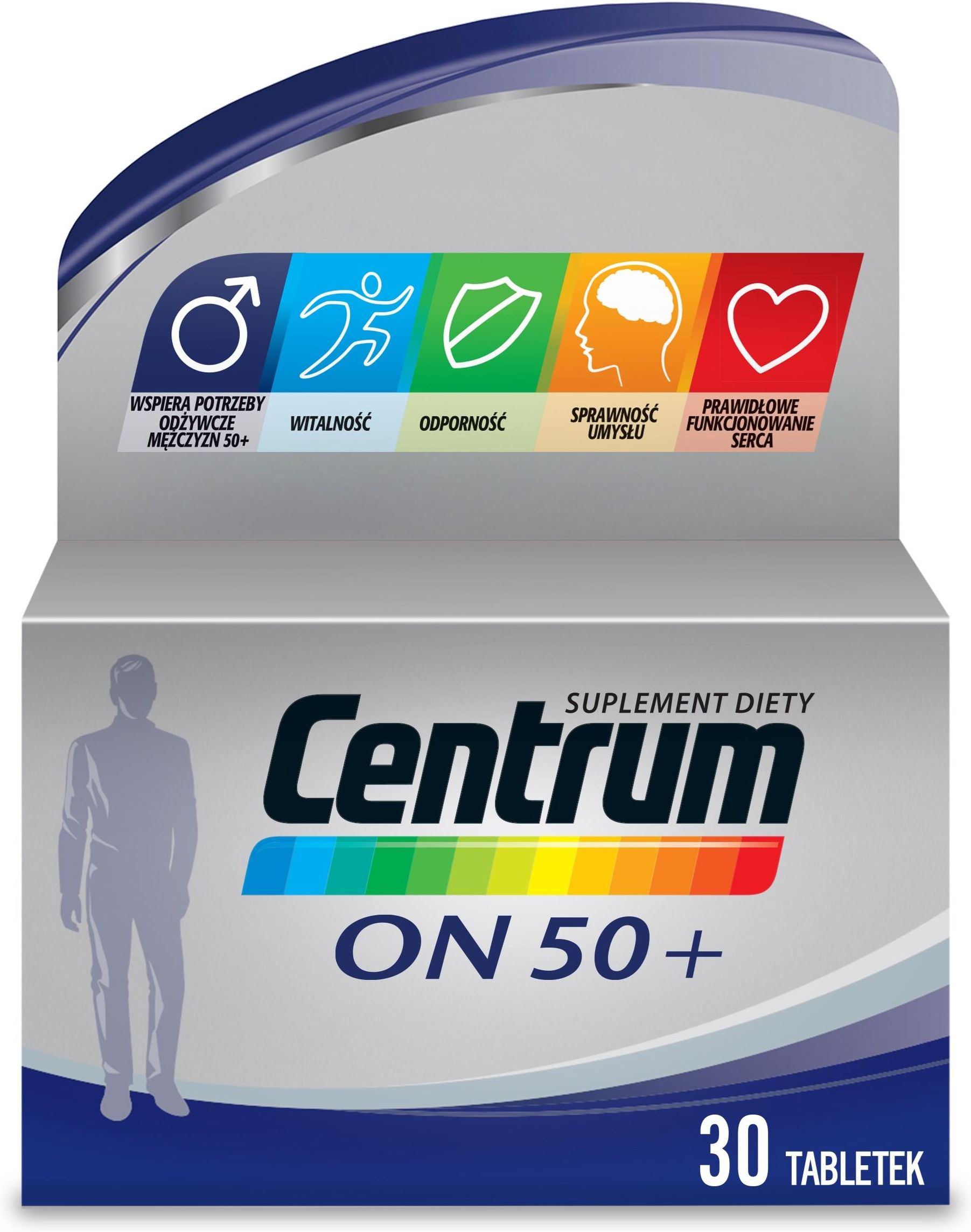 Centrum ON 50+ 2x30 tabletek - Opinie i ceny na Ceneo.pl
