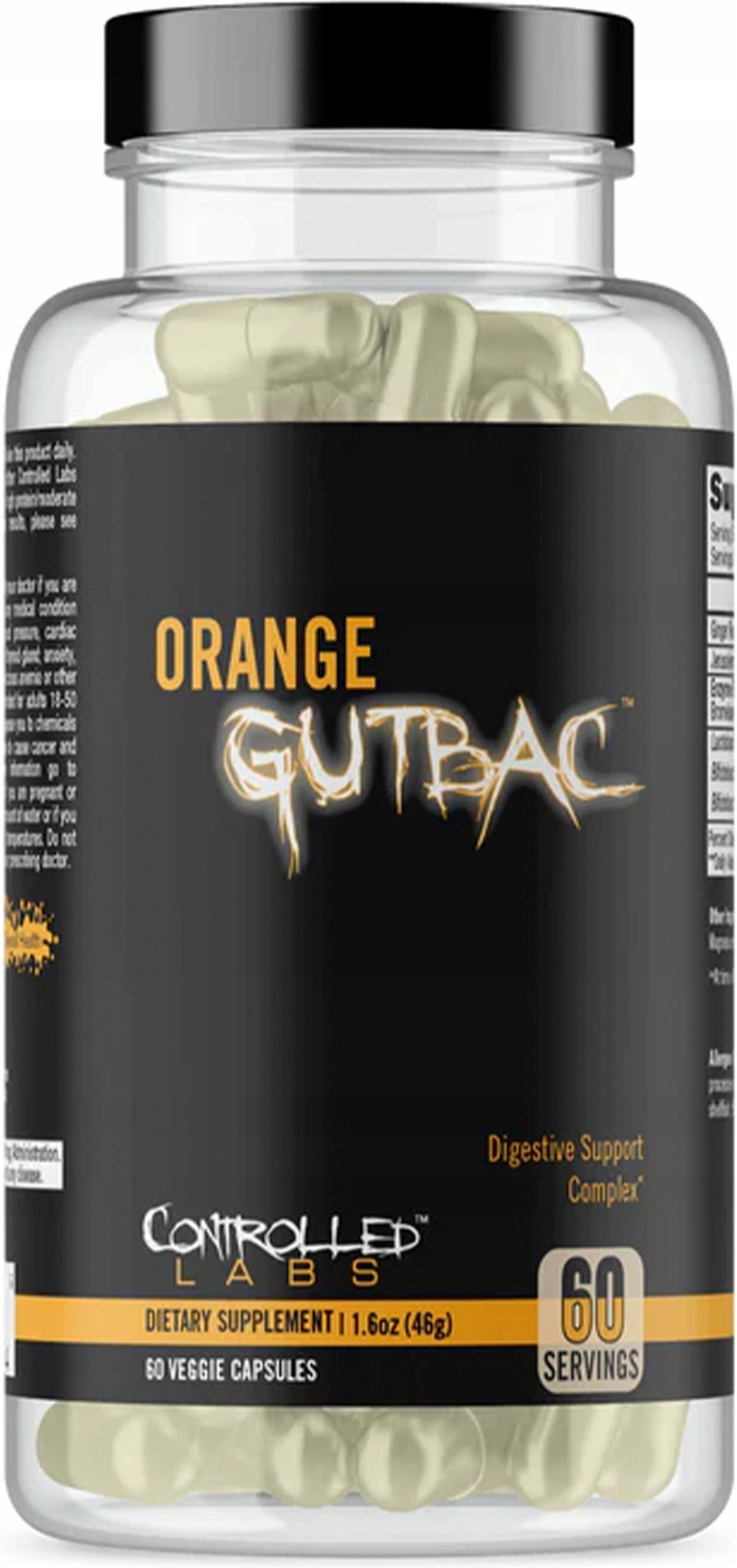 Controlled Labs ControlledLabs Orange Gutbac 60 kaps - Opinie i ceny na ...