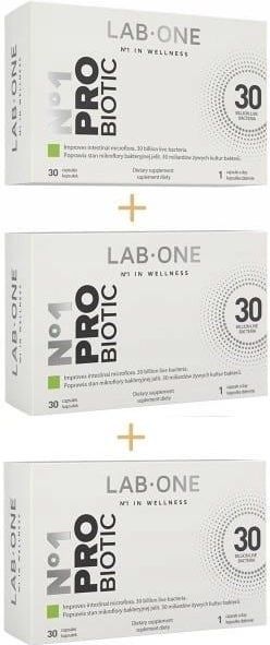 Lab One Probiotyk 3x30kaps - Opinie i ceny na Ceneo.pl