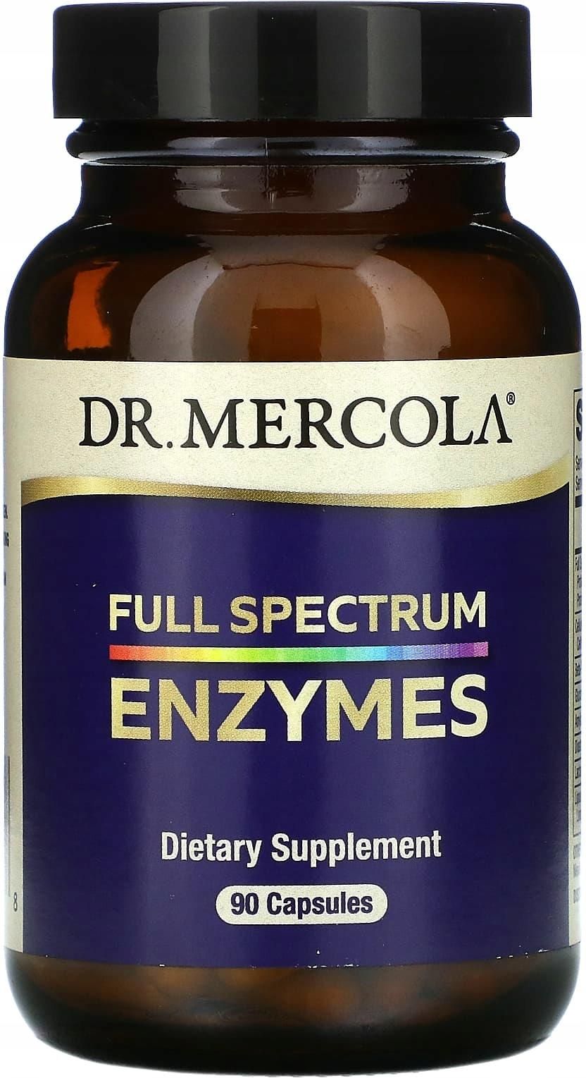 Dr. Mercola Enzymy pełne spektrum 90 kaps - Opinie i ceny na Ceneo.pl