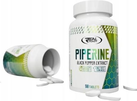 Realpharm Real Pharm Piperine Piperyna 90 tabl - Opinie i ceny na Ceneo.pl