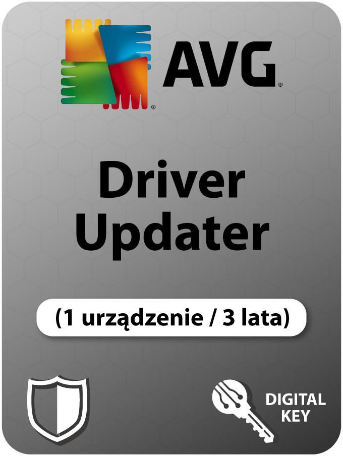 AVG Driver Updater (1 narzędzie / 3 roky) (Cyfrowy klucz licencyjny ...