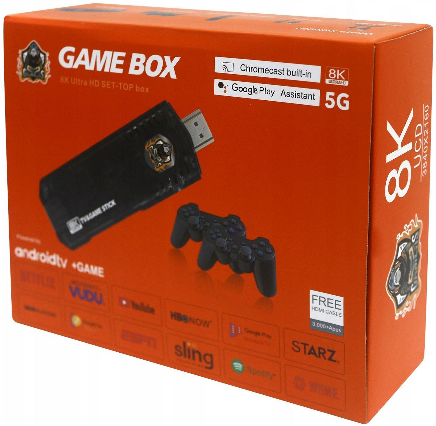 Vanwin TV Box 8K Konsola 1W Gier 2 Pady Game-M98-64G - Ceny i opinie ...