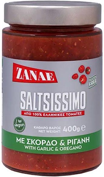 Zanae Grecki Sos Pomidorowy Z Czosnkiem I Oregano 400g - Ceny i opinie - Ceneo.pl