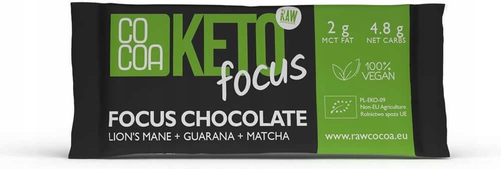Cocoa Keto Focus Czekolada Na Koncentrację Bez Cukru 40g - Ceny i ...