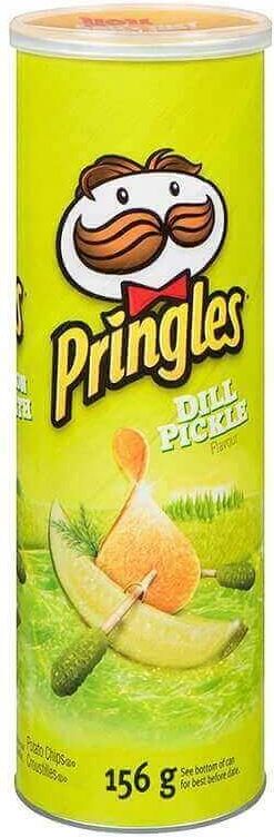 Pringles Chipsy Smak Ogórka I Koperku 156g - Ceny i opinie - Ceneo.pl