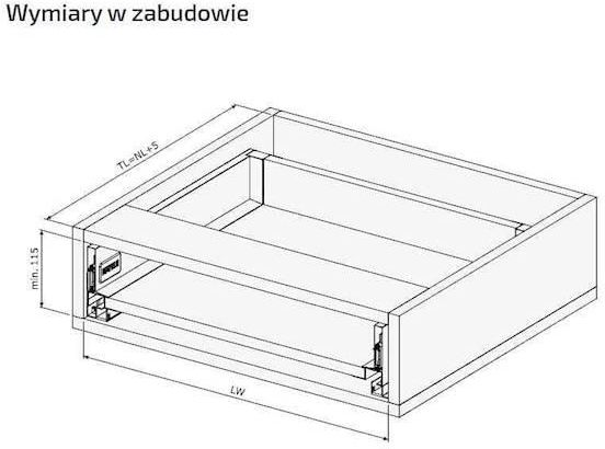 Häfele Polska Szuflada Matrix S Slim 450 H- 84 Czarna - Opinie i ...
