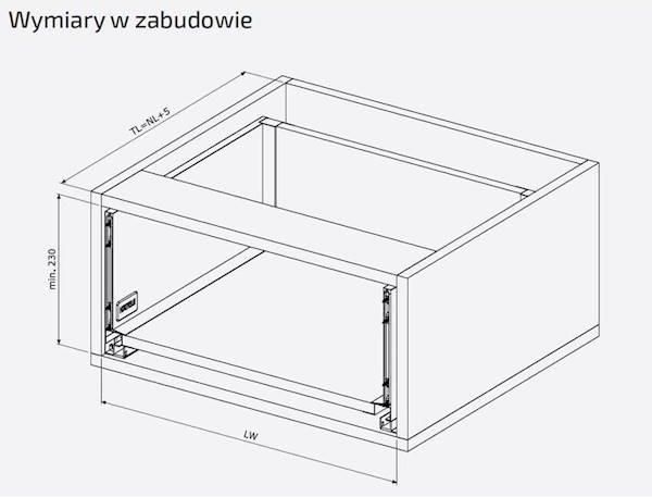 Häfele Polska Szuflada Matrix S Slim 500 H-199 Czarna - Opinie i ...