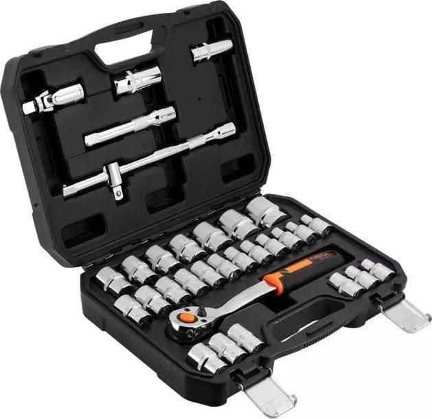 Neo Zestaw Narzędzi Klucze Nasadowe 1/2 32 Szt Crv 10 038 10038 - Opinie i ceny na Ceneo.pl