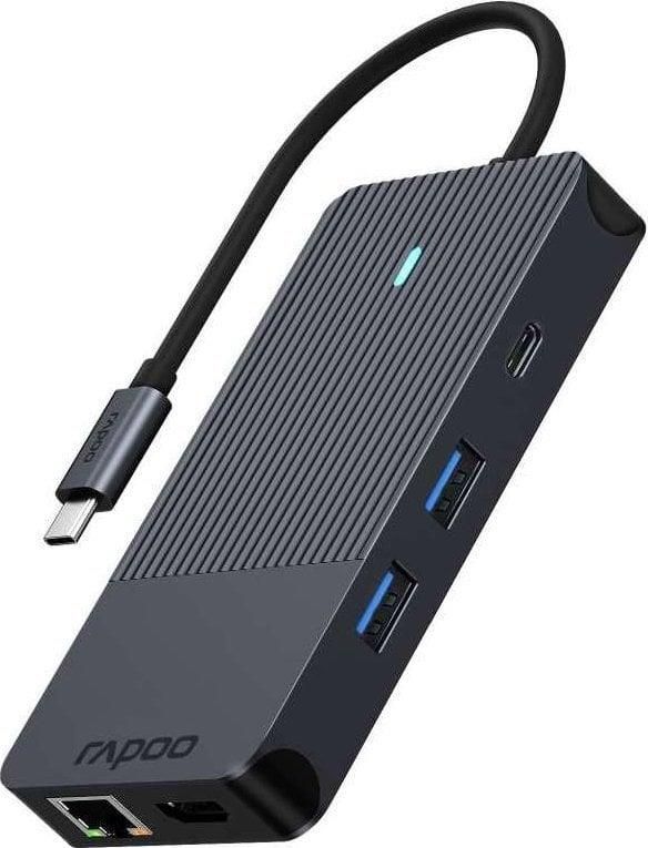 Hub USB Rapoo Usb-C Multiport Adapter 10-In-1 Szary (11413) - Opinie i ...