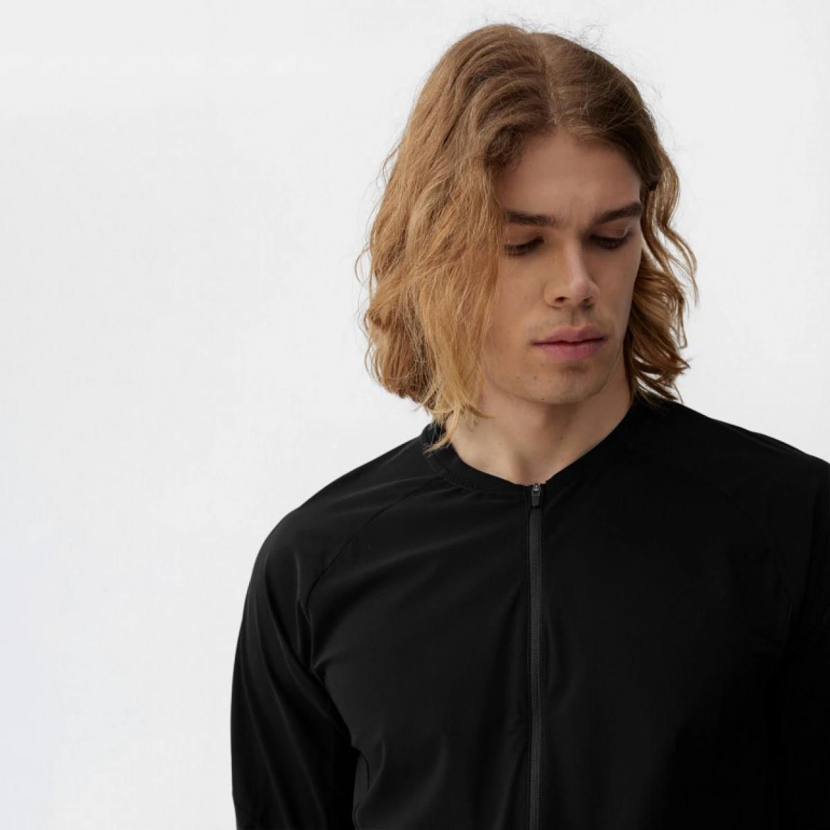 Męski longsleeve rowerowy - 4FSS23TFLOM080 - czarny - Ceny i opinie ...