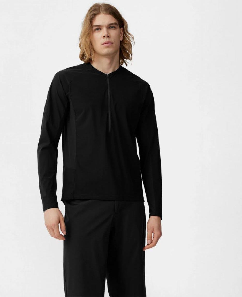 Męski longsleeve rowerowy - 4FSS23TFLOM080 - czarny - Ceny i opinie ...