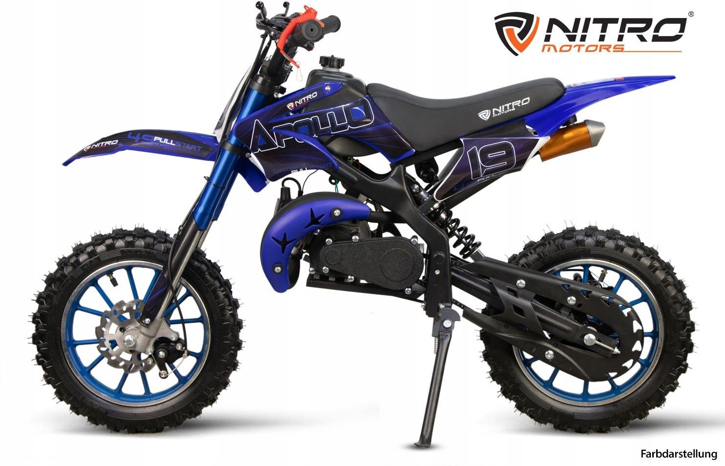 Nitro Motors Apollo 49 50 Mini Cross 10 Dla Dziecka Niebieski - Ceny i ...