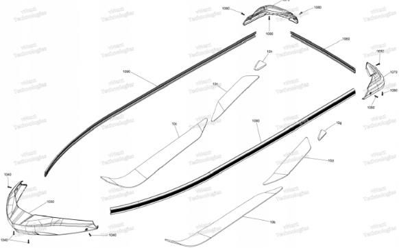 Listwa boczna Brp Listwa Boczna Sea Doo 291004451 - Opinie i ceny na ...