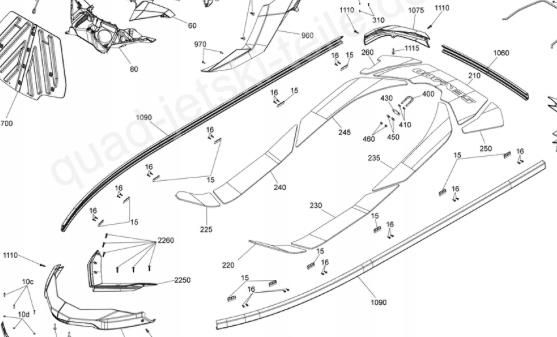 Listwa boczna Brp Listwa Boczna Sea Doo 291004451 - Opinie i ceny na ...