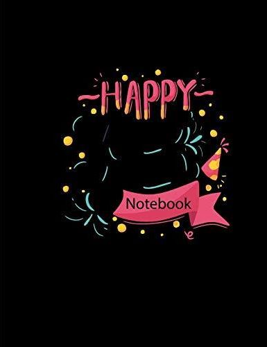 Happy Notebook: Large Composition Notebook - Literatura obcojęzyczna ...