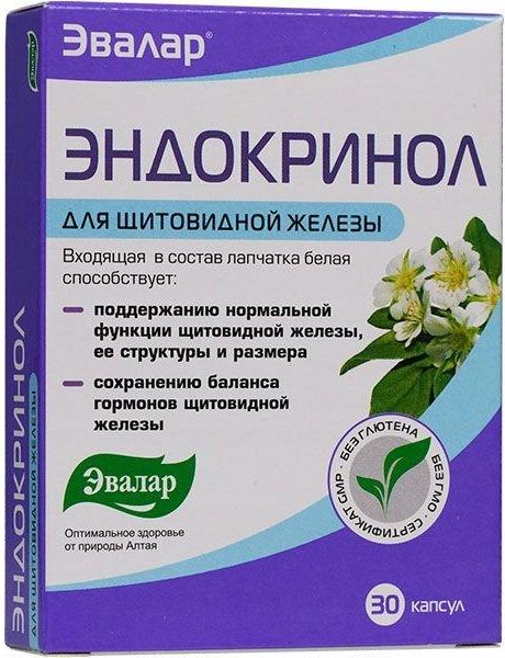 Preparat medycyny naturalnej Evalar Endokrinol Endokrynol 30Kaps ...