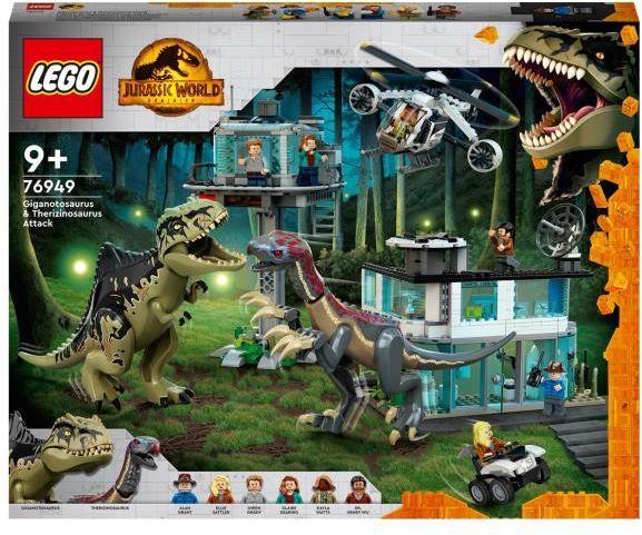 Produkt Z Outletu: LEGO Jurassic World Atak Giganotozaura I Terizinoz ...