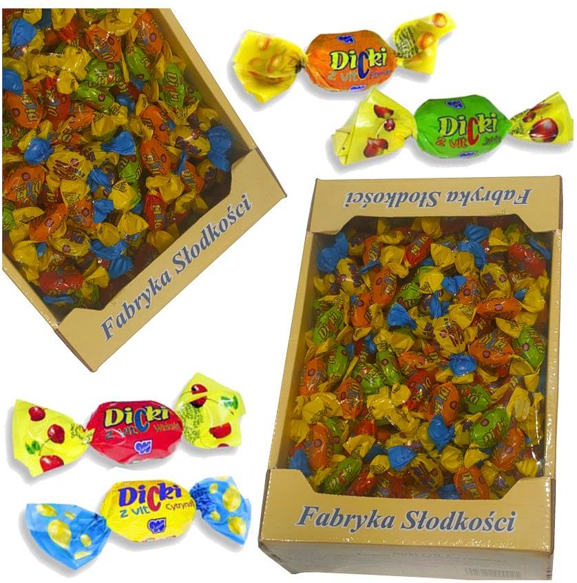 Wolność Dicki Cukierki Owocowe, Landrynki Z Witaminą C Mix 2kg - Ceny i ...