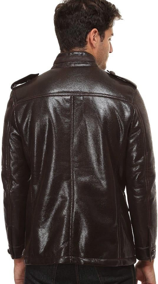 Isaco und Kawa Skórzana kurtka w kolorze brązowym - Ceny i opinie - Ceneo.pl