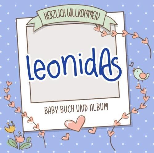 Herzlich Willkommen Leonidas - Baby Buch und Album: Personalisiertes ...