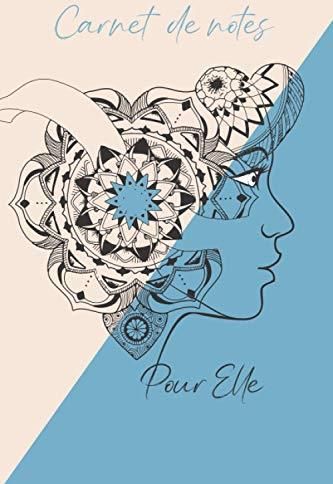 Carnet de notes de 192 pages lignées - pour elle - cadeau saint ...