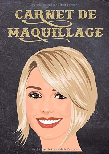 Carnet de Maquillage: Cartes de maquillage pour peindre le visage ...