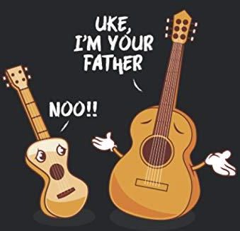 Notizbuch A5 dotted, gepunktet, punktiert mit Softcover Design: Uke I ...