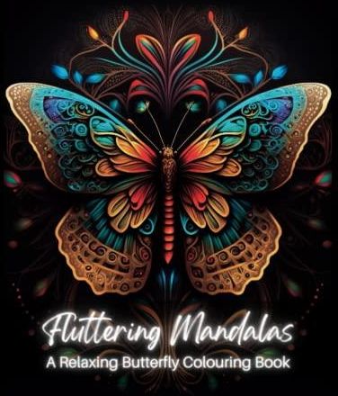 Fluttering Mandalas: A Relaxing Butterfly Colouring Book - Literatura ...