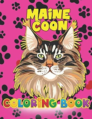 maine coon coloring book