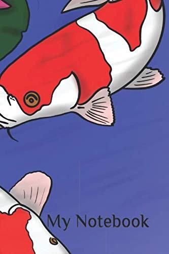 Notebook ligne thème carpe koi: Journal notebook koï fish - Literatura ...
