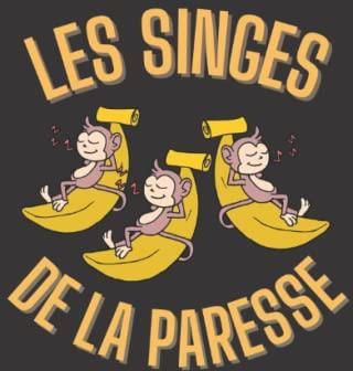 Les singes de la paresse: ce carnet de notes humoristique est un ...