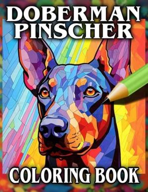 doberman coloring book