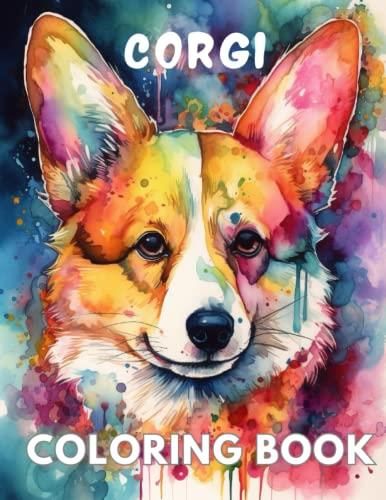 Corgi Coloring Book: Fun and Easy Dogs Coloring Pages in Cute Style ...