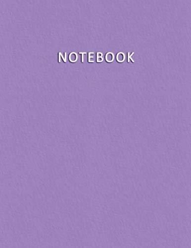 Notebook: Lined – Unruled – Plain - blank Notebook – 100 pages numbered ...