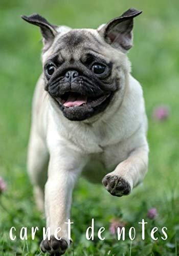 Carnet de notes: Cahier d'écriture chiens - Chien Carlin adorable et ...