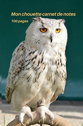 Mon chouette carnet de notes: carnet de notes,chouette,100 pages à ...