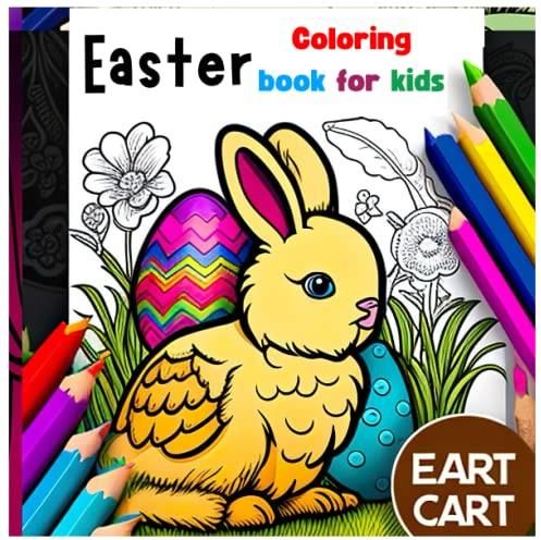 EASTER Coloring book for Kids: Charming Easter, Bunnies, Eggs Designs ...