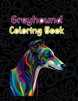 greyhound coloring book