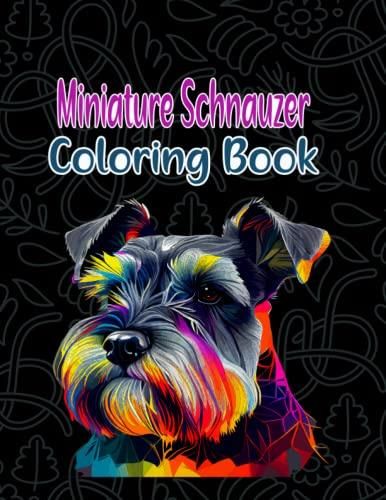 mini schnauzer coloring book