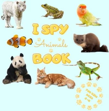 I Spy Animals Book for Kids: I spy with my little eye Animals Activity ...