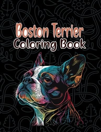 boston terrier coloring book