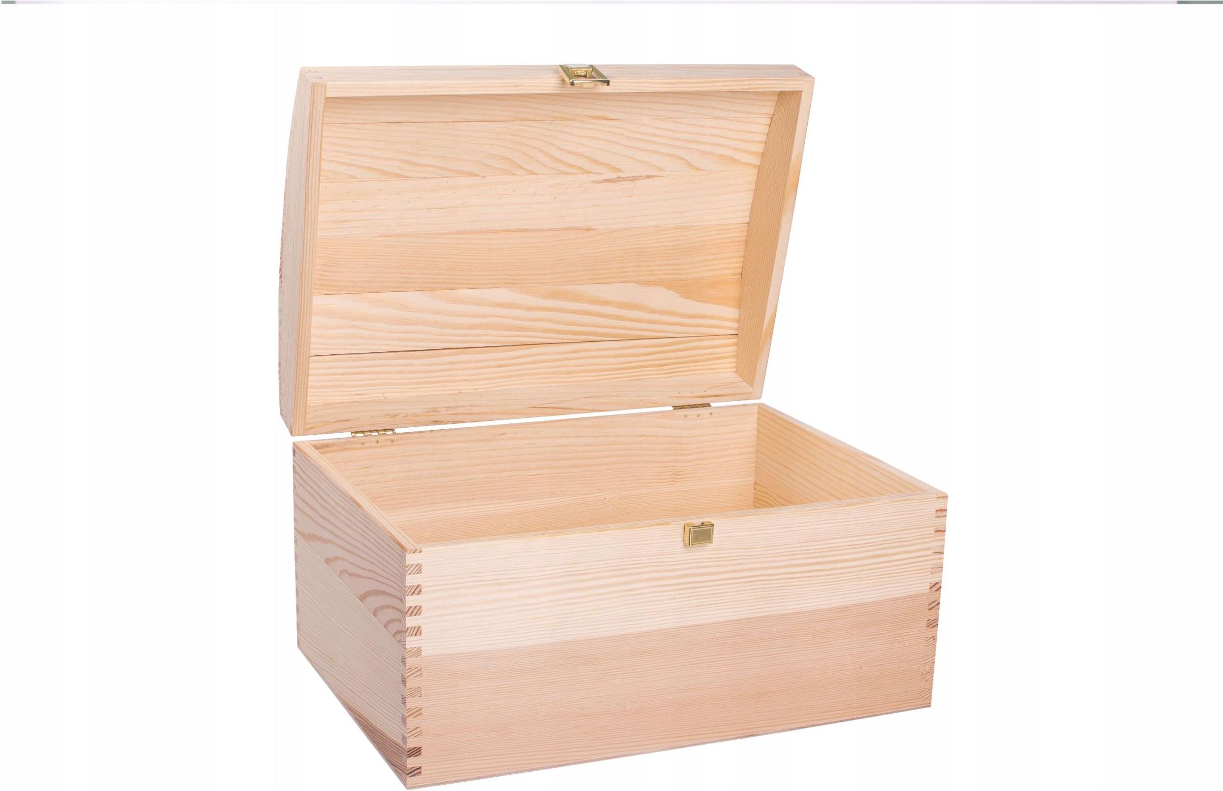 Edger Pudełko Drewniane Kufer Z Zamkiem 34,5X25X19,2Cm - Opinie i ...