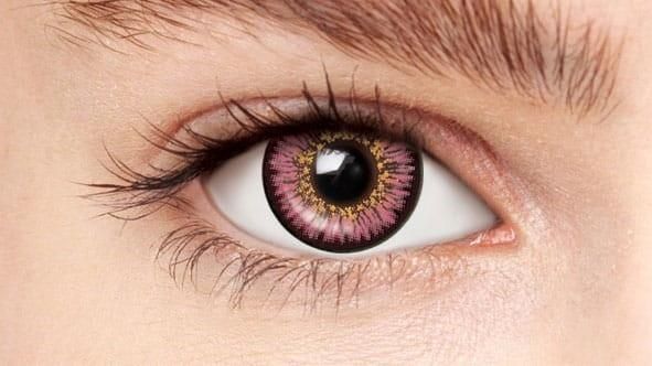 Soczewki Soczewki Różowe Zerówki Pink 301 Kolorowe 2szt. - Opinie i ...