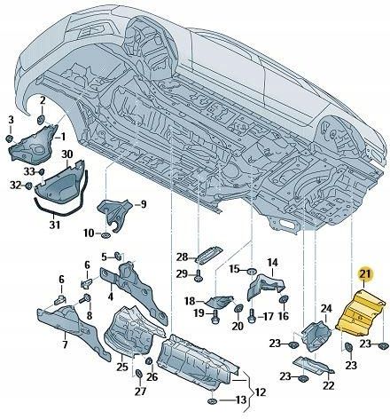 Audi Oe Osłona Termiczna Tłumika Końcowego A4 A5 B9 - Opinie i ceny na ...