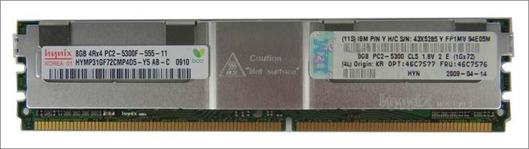 IBM RAM 8GB IBM FB-DIMM DDR2 667MHz PC2-5300 ECC (43X5285) - Pamięć RAM ...